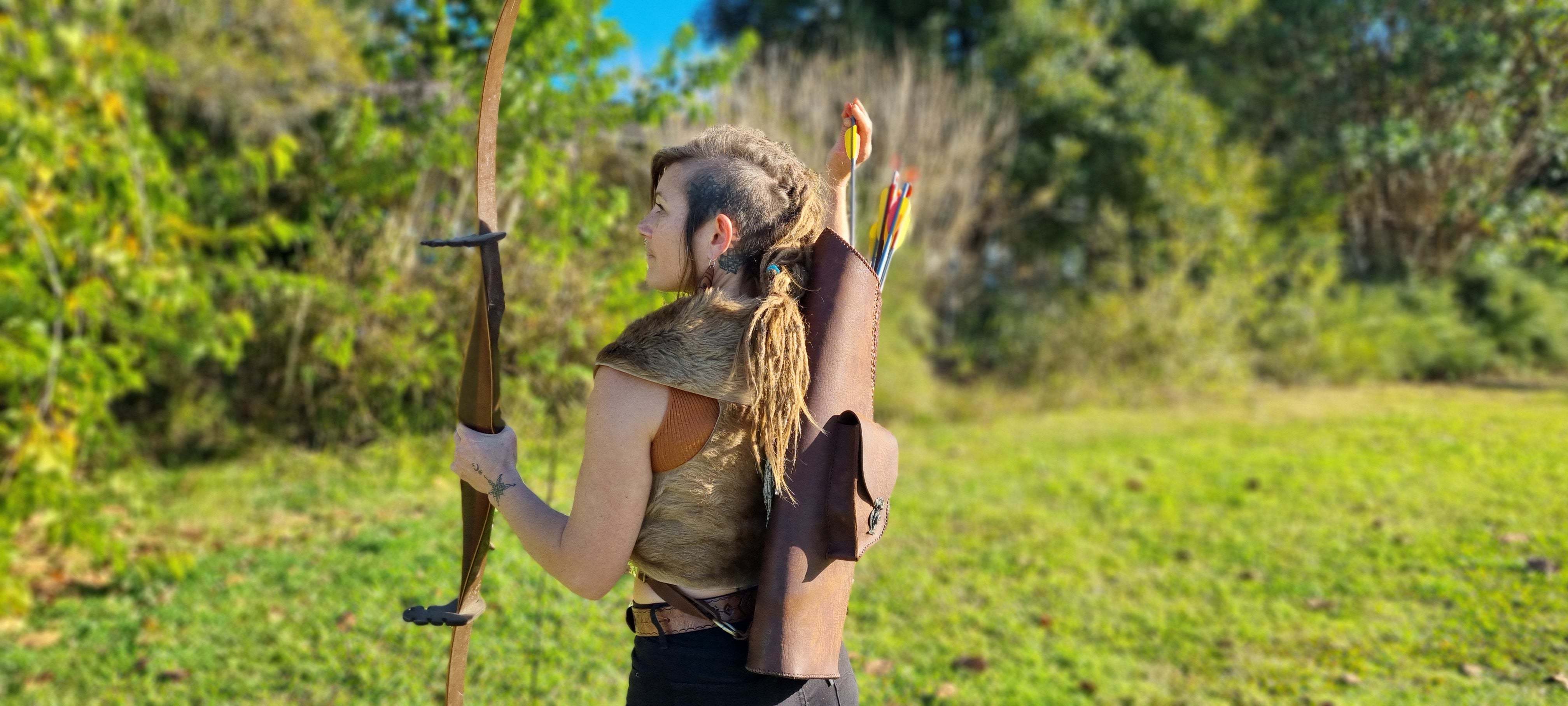 Custom arrow quiver – Sacred Skins