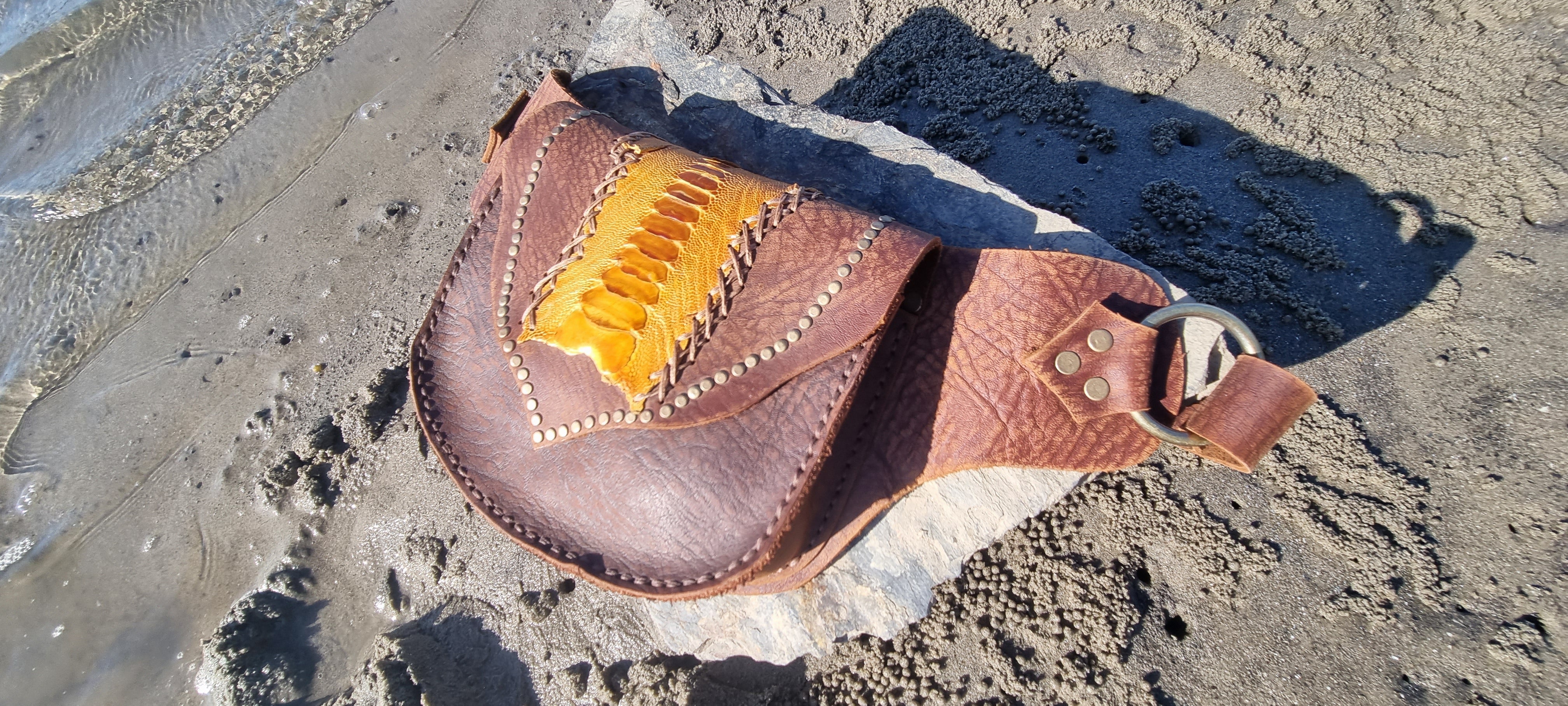 Emu skin hip/bum bag – Sacred Skins